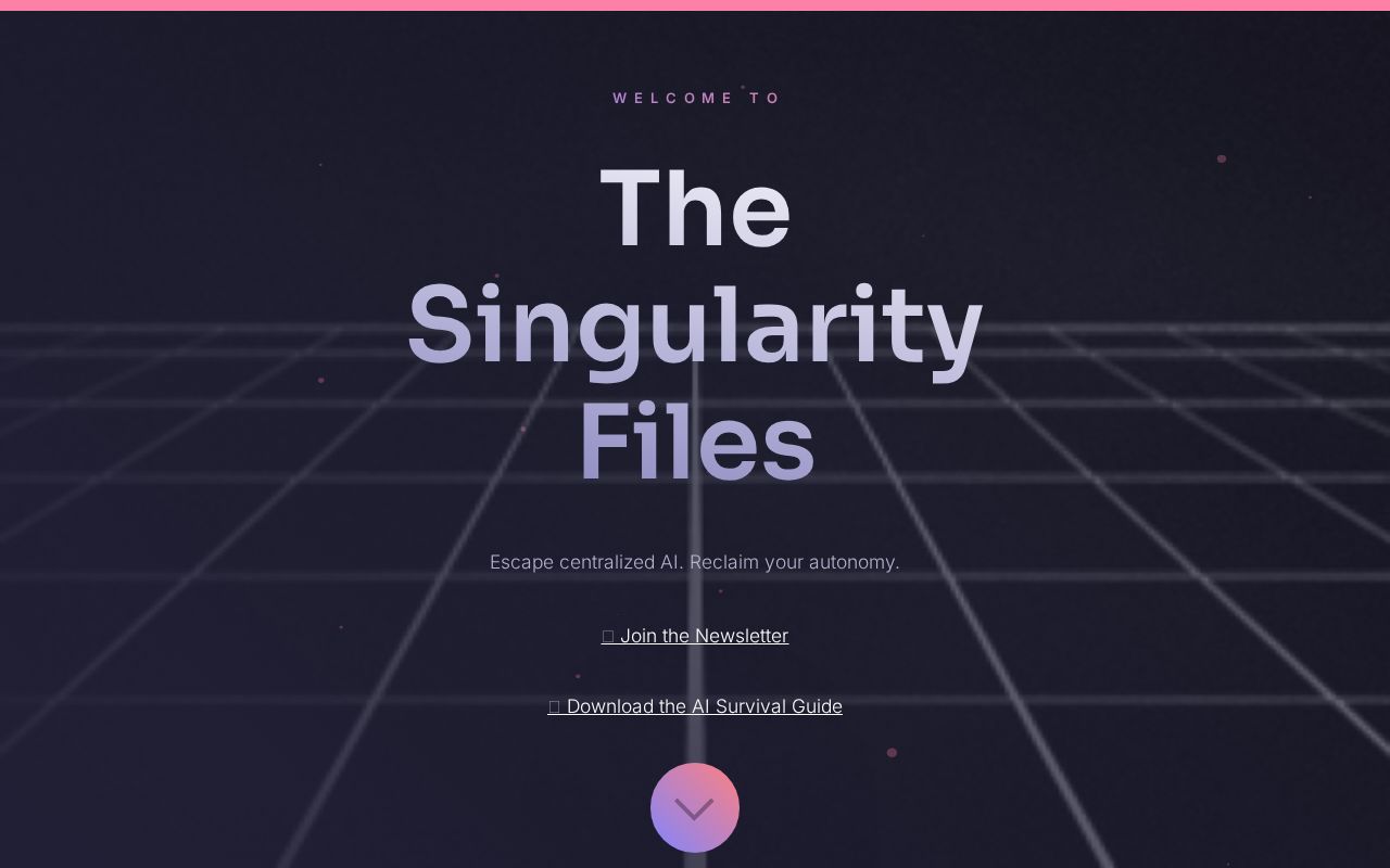 The Singularity Files